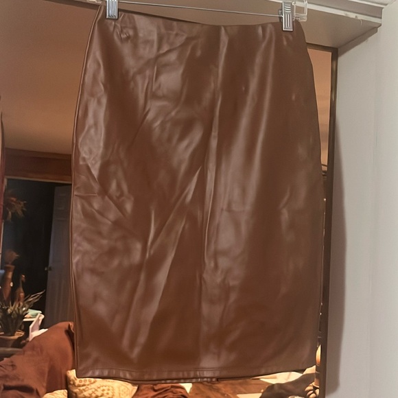 iris | Skirts | Pleather Pencil Skirt | Poshmark